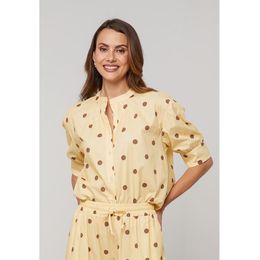 Lin Passion Hemd in Gelb - 71% | Gr&ouml;&szlig;e 36/38 | Damen-blusen