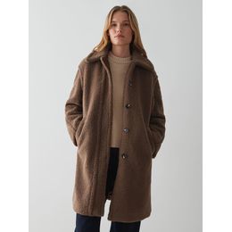 Opus Teddymantel "Heddy" in Braun - 66% | Gr&ouml;&szlig;e 42 | Damenjacken