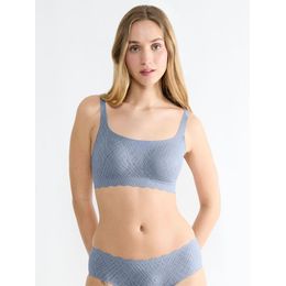 Sloggi Bustier "Zero Feel Bliss" in Hellblau - 61% | Gr&ouml;&szlig;e S | Damen-bhs