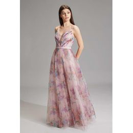 HEY KYLA Kleid in Rosa/ Bunt - 70% | Gr&ouml;&szlig;e 38 | Damen-kleider