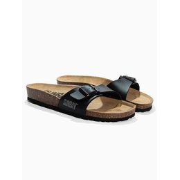 Sunbay Pantoletten "Jasmin" in Schwarz - 50% | Gr&ouml;&szlig;e 39 | Damen-pantoletten