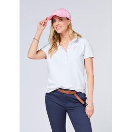 POLO SYLT Poloshirt in Wei&szlig; - 54% | Gr&ouml;&szlig;e M | Damen-tops