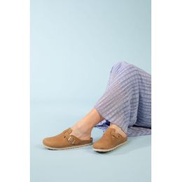 Sunbay Leder-Clogs "Molky" in Hellbraun - 65% | Gr&ouml;&szlig;e 36 | Damen-pantoletten
