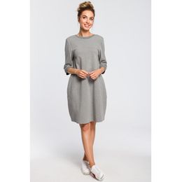 made of emotion Kleid in Grau - 64% | Gr&ouml;&szlig;e L | Damen-kleider
