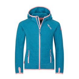 Trollkids Fleecejacke "Sandefjord" in Blau/ Rosa - 49% | Gr&ouml;&szlig;e 128 | Kids-fleecejacken-fleecepullover