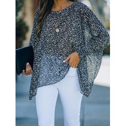 Milan Kiss Bluse in Schwarz/ Bunt - 60% | Gr&ouml;&szlig;e XL | Damen-blusen