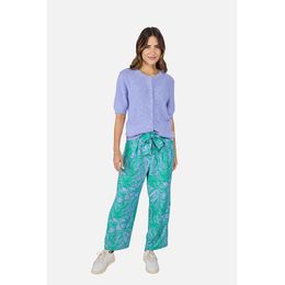 LIEBLINGSST&Uuml;CK LIEBLINGSST&Uuml;CK Hose in Gr&uuml;n/ Lila - 61% | Gr&ouml;&szlig;e 46 | Damenhosen