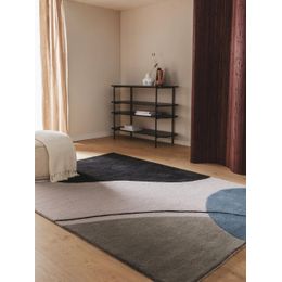 benuta Pure Wollteppich Kyoto Multicolor 120x170 cm - Naturfaserteppich aus Wolle