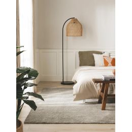 benuta Nest Kurzflor Teppich Tacoma Grau 80x150 cm - Moderner Kurzflor-Teppich f&uuml;r Wohnzimmer