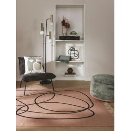 benuta Pop Wollteppich Mila Multicolor 90x130 cm - Naturfaserteppich aus Wolle