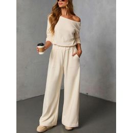 Milan Kiss 2tlg. Outfit in Beige - 67% | Gr&ouml;&szlig;e M | Damenhosen