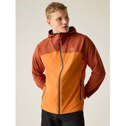 Dare 2b Softshelljacke "Endurance" in Orange/ Bordeaux - 77% | Gr&ouml;&szlig;e S | Herren-outdoorjacken