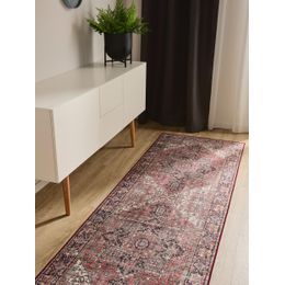 benuta Basic L&auml;ufer f&uuml;r Flur George Multicolor/Beige 80x240 cm