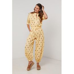 Lin Passion Stoffhose in Gelb - 74% | Gr&ouml;&szlig;e 36/38 | Damenhosen