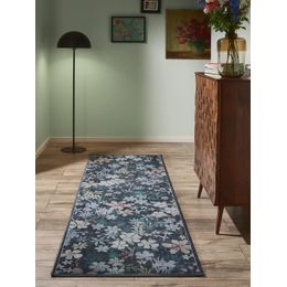 benuta Nest L&auml;ufer f&uuml;r Flur Milly Multicolor/Schwarz 80x240 cm