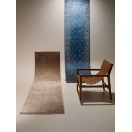 benuta Finest L&auml;ufer f&uuml;r Flur Medea Blau 80x300 cm
