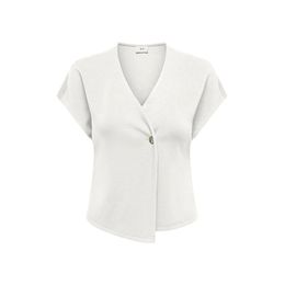 Jacqueline de Yong JDY Bluse "Ami" in Wei&szlig; - 52% | Gr&ouml;&szlig;e XS | Damen-blusen