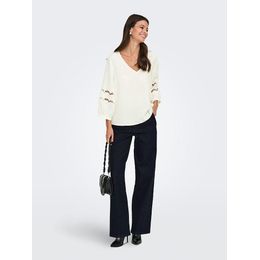 Jacqueline de Yong JDY Bluse "Hannah" in Creme - 56% | Gr&ouml;&szlig;e XS | Damen-blusen