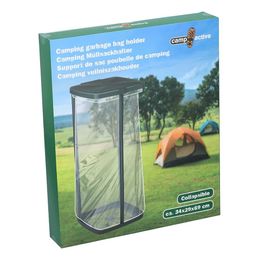CAMP ACTIVE Camping-M&uuml;llsackhalter in Schwarz - (B)34 x (H)69 x (T)29 cm - 17% | Damen-outdoor-ausruestung