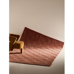 benuta Finest Kurzflor Teppich Ilona Terracotta 160x230 cm - Moderner Kurzflor-Teppich f&uuml;r Wohnzimmer
