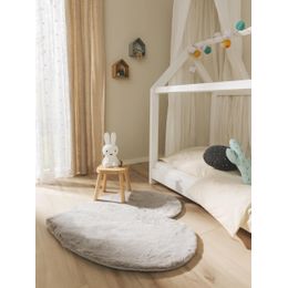 Lytte Waschbarer Kinderteppich Dave Grau 100x100 cm - Waschbarer Teppich f&uuml;r Kinderzimmer