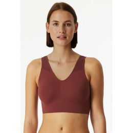 Schiesser Bustier in Rot - 59% | Gr&ouml;&szlig;e 36 | Damen-bhs