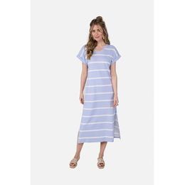 LIEBLINGSST&Uuml;CK LIEBLINGSST&Uuml;CK Kleid "Dolce" in Hellblau/ Wei&szlig; - 54% | Gr&ouml;&szlig;e L | Damen-kleider