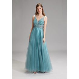 HEY KYLA Kleid in T&uuml;rkis - 65% | Gr&ouml;&szlig;e 38 | Damen-kleider
