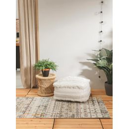 benuta Nest In- & Outdoor-Teppich Jerry Multicolor 80x240 cm - Teppich f&uuml;r Balkon, Terrasse & Garten