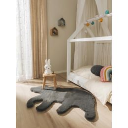 Lytte Waschbarer Kinderteppich Dave Anthrazit 80x120 cm - Waschbarer Teppich f&uuml;r Kinderzimmer