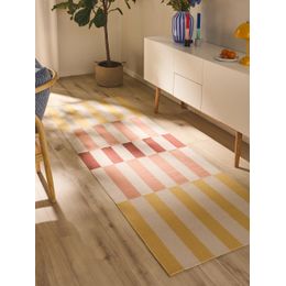 benuta Nest L&auml;ufer f&uuml;r Flur Judith Multicolor/Gelb 80x240 cm