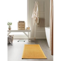 benuta Nest - Badteppich f&uuml;r Badezimmer - Badematte Jojo Gelb 50x80 cm