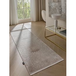 benuta Finest L&auml;ufer f&uuml;r Flur Lorena Beige/Grau 80x300 cm