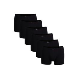 G&ouml;tzburg Boxershorts G&Ouml;TZBURG "Boxershort 6er Pack", Herren, Gr. XL, schwarz, Obermaterial: 95% Baumwolle CO. 5% Elasthan EL., Unterhosen