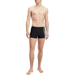 Badehose McKINLEY "HE.-BADEHOSE NORM TRUNKS M", Herren, Gr. 5, N-Gr, schwarz, gr&uuml;n lime, Web, Polyamid, unifarben, Badehosen Badehose, Regular Fit, mit elastischem Bund, elastisches Material