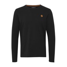 Langarmshirt INDICODE "Langarmshirt IDPhillo", Herren, Gr. L, schwarz, Obermaterial: 100% Baumwolle CO., Shirts Langarmshirt