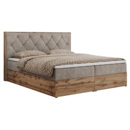 BOXBETT VENETO 140/200 Beige Struktur - H3
