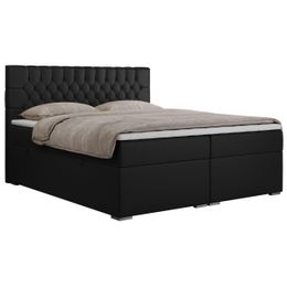 BOXBETT PERA 200/200 Schwarz Kunstleder - H3