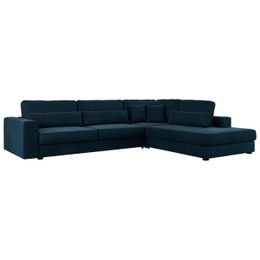 ECKSOFA Savona Dunkelblau Velvet - rechts