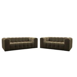 Fun M&ouml;bel SOFASET Solvie 2-3 In Moly