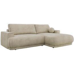 ECKSCHLAFSOFA RINA L Beige Velvet - rechts