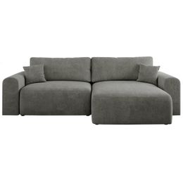 ECKSOFA NELSON Grau Struktur
