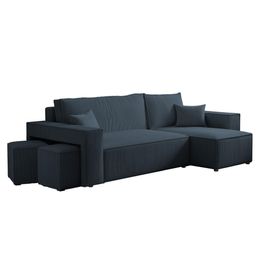Fun M&ouml;bel ECKSOFA Adara Inkl. Hocker
