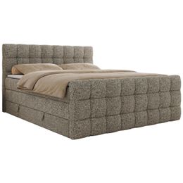 BOXSPRINGBETT ALTIVO KING DUO 200/200 - Grau Strukture - H4