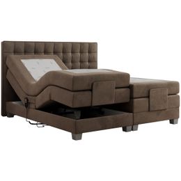 BOXBETT ELEKTRO 180/200 Braun Velvet - H3
