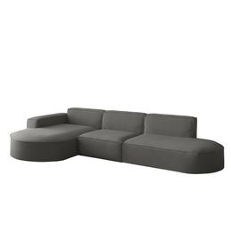 Fun M&ouml;bel ECKSOFA Ottomane Palma Opera Velvet