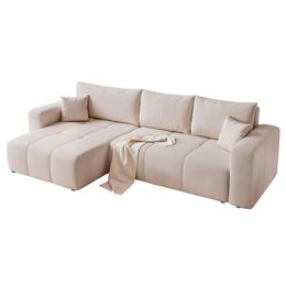 Fun M&ouml;bel ECKSOFA Leros Xl Mit Schlaffunktion