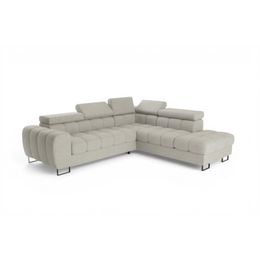 Fun M&ouml;bel ECKSOFA Bastien Max Mit Schlaffunktion