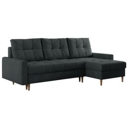 ECKSOFA Colin Struktur Dunkelgrau