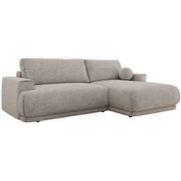 ECKSCHLAFSOFA RINA L Hellgrau Strukture - rechts